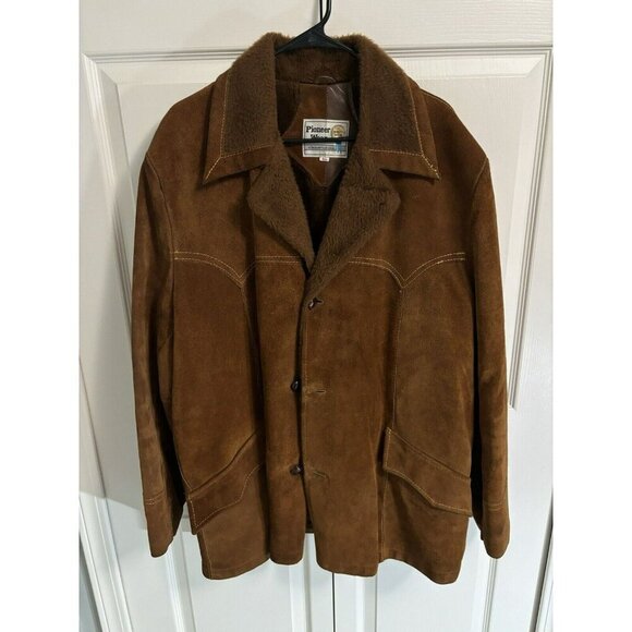 Pioneer Wear | Jackets & Coats | Vintage Pioneer Wear Suede Cowboy ...